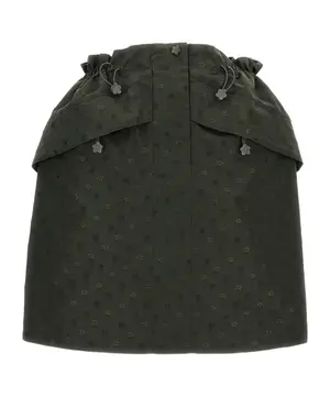Cecilie Bahnsen Iris Jacquard Mini Skirt - Black