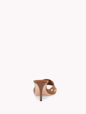 GIANVITO ROSSI Studded Leather Mules