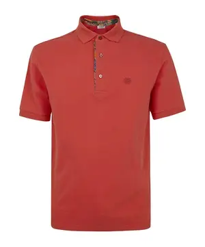 Etro Pegaso Embroidered Polo Shirt