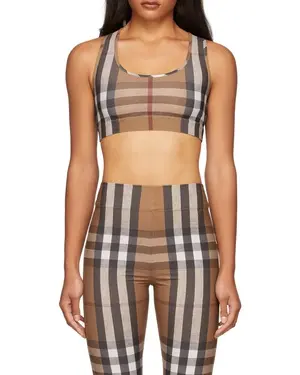 Burberry Vintage Check Sports Bra