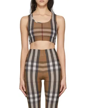 Burberry Vintage Check Sports Bra
