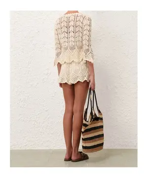 Zimmermann Awaken Crochet Top