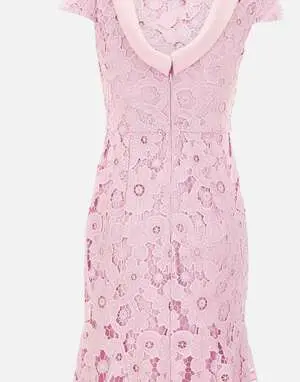 SELF-PORTRAIT Lace Collar Dress