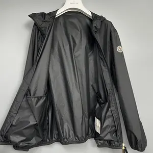 Moncler Logo Patch Zip-up Hooded Jacket