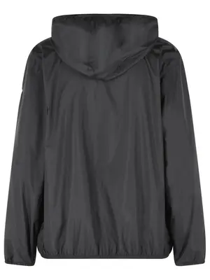 Moncler Logo Patch Zip-up Hooded Jacket