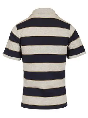 Miu Miu Short-sleeved Striped Polo Shirt