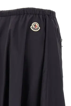Moncler Drawstring Midi Skirt - Navy Blue