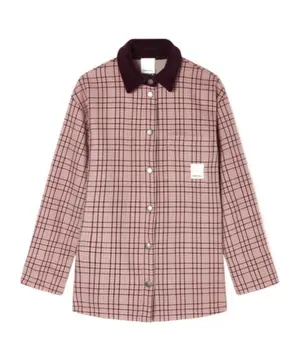 Emporio Armani Reversible Checked Jacket With Corduroy Collar - Multicolour
