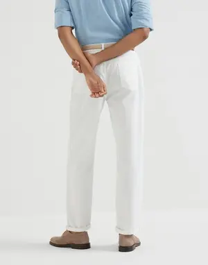 Brunello Cucinelli Five-pocket Jeans - White