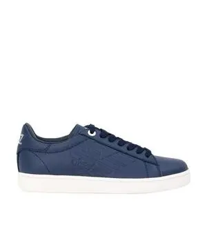 EA7 Embossed Logo Sneakers - Blue