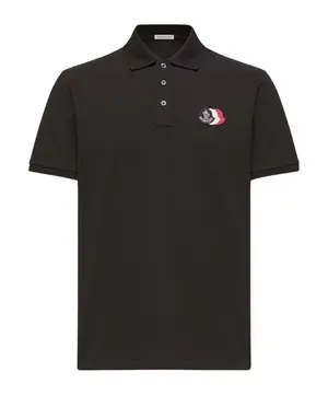 Moncler Logo Patch Short-sleeved Polo Shirt