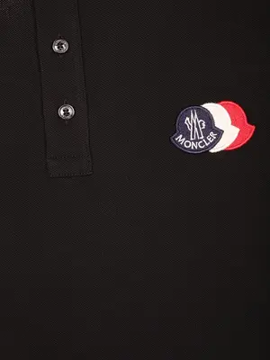 Moncler Logo Patch Short-sleeved Polo Shirt