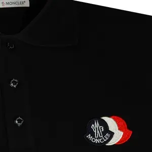 Moncler Logo Patch Short-sleeved Polo Shirt