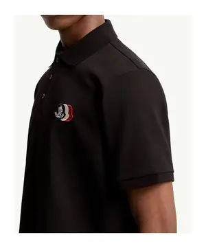 Moncler Logo Patch Short-sleeved Polo Shirt