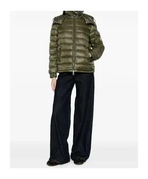Moncler Long-sleeved Down Jacket With Detachable Hood