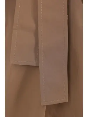 TOTEME Double-breasted Trench Coat - Hazelnut Color