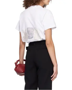 GANNI Cute Animal T-shirt - White
