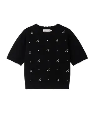 Bonpoint Justine Crystal-embellished Wool & Cashmere Blend Jumper