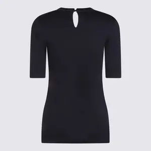 Brunello Cucinelli Embellished Round Neck T-shirt - Black