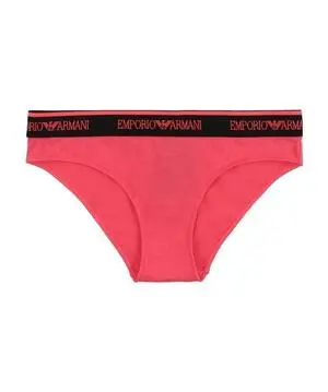 Emporio Armani Logo Trunks - Red