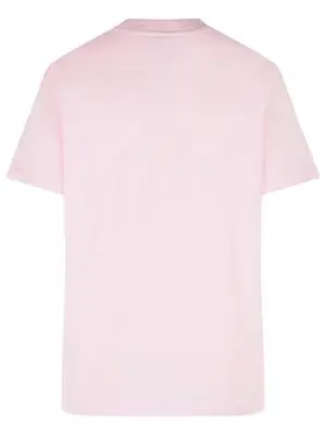 GANNI Poodle Logo Printed Cotton T-shirt
