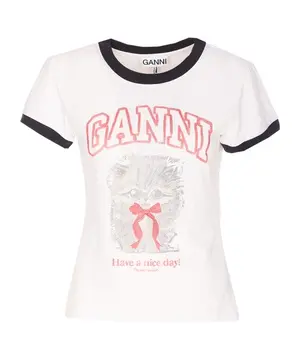 Ganni Cropped T-shirts For Women