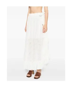 Zimmermann Daylight Ruffled Midi Skirt