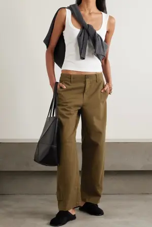FRAME Twill Casual Pants