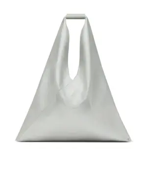 MAISON MARGIELA Japanese Logo Detailed Tote Bag - Silver