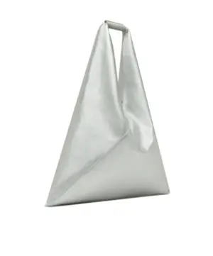 MAISON MARGIELA Japanese Logo Detailed Tote Bag - Silver