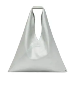 MAISON MARGIELA Japanese Logo Detailed Tote Bag - Silver