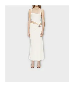 Christopher Esber Mineral Stone Separation Tank Dress
