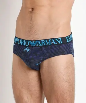 Emporio Armani Logo Detail Panties - Nude