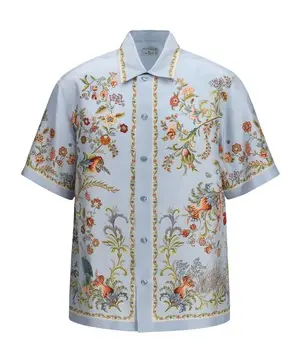 Etro Oversized Flora Fauna Print Shirt