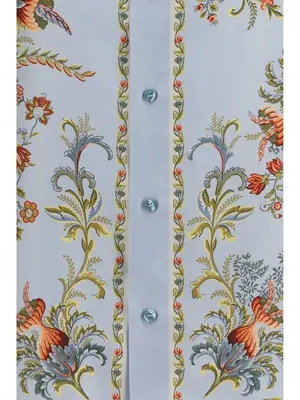 Etro Oversized Flora Fauna Print Shirt