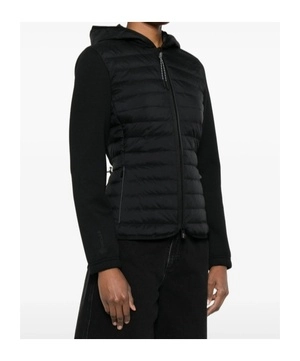 Moncler Hooded Panelled Down Jacket