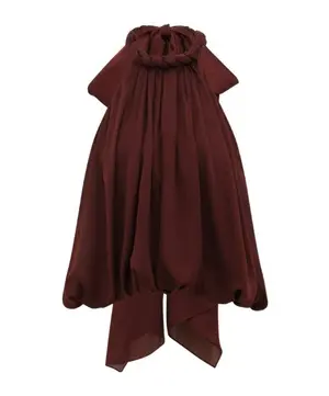 Zimmermann Luna Billow Halter Top - Grape Color