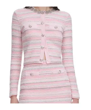 SELF-PORTRAIT Textured Cardigan
