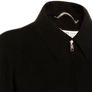 MAISON MARGIELA Wool Gabardine Zip-up Bomber Jacket