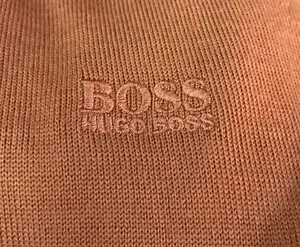 Hugo Boss Regular Fit Extrafine Merino Round Neck Sweater - Brown