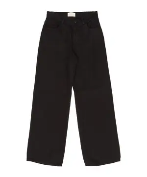 THE ROW Eglitta Straight Leg Jeans - Black