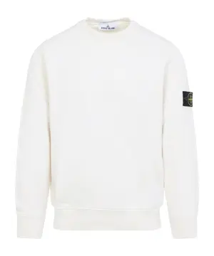 Stone Island Logo Patch Crewneck Sweatshirt - No