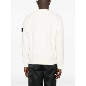 Stone Island Logo Patch Crewneck Sweatshirt - No