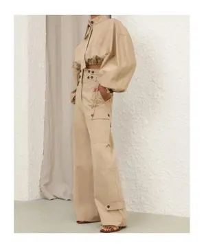 Zimmermann Rebellion Cropped Drawstring Jacket