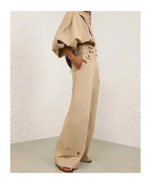 Zimmermann Rebellion Cropped Drawstring Jacket
