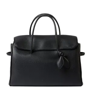 Jacquemus Turismo Knot Detailed Tote Bag - Black