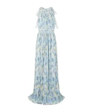 Veronica Beard Yardley Printed Sleeveless Ruffled Maxi Dress