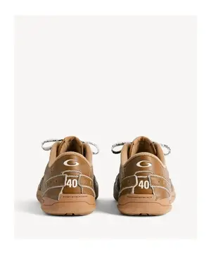 Balenciaga Hamptons Medium Distressed Sneakers - Camel
