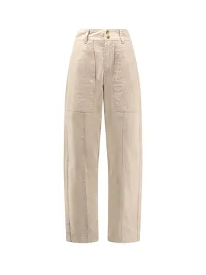 Isabel Marant Étoile Kiana Paneled Trousers - Nude