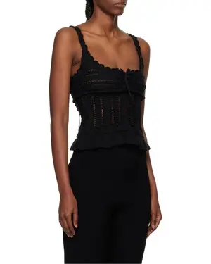 Isabel Marant Étoile Neves Knit Tank Top - Black